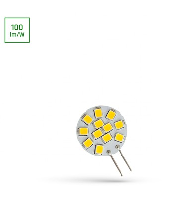G4 1,2W LED - 12V, Varm hvid